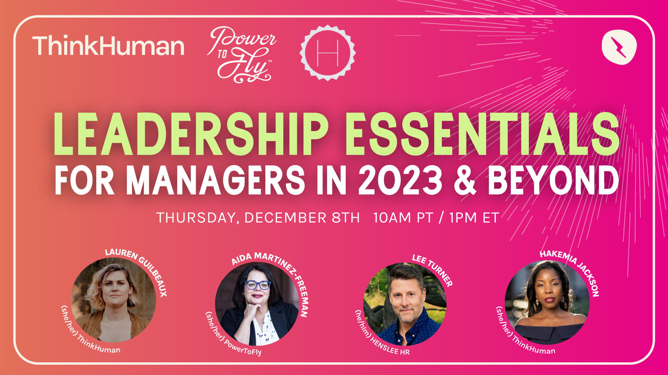 WEBINAR: Leadership Essentials for Managers in 2023 & Beyond